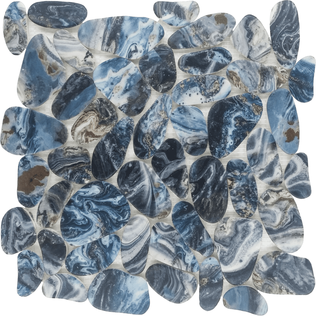 Buy Engineered Stone Pebble Grey Blue Mix Matte GAMI98 for Less